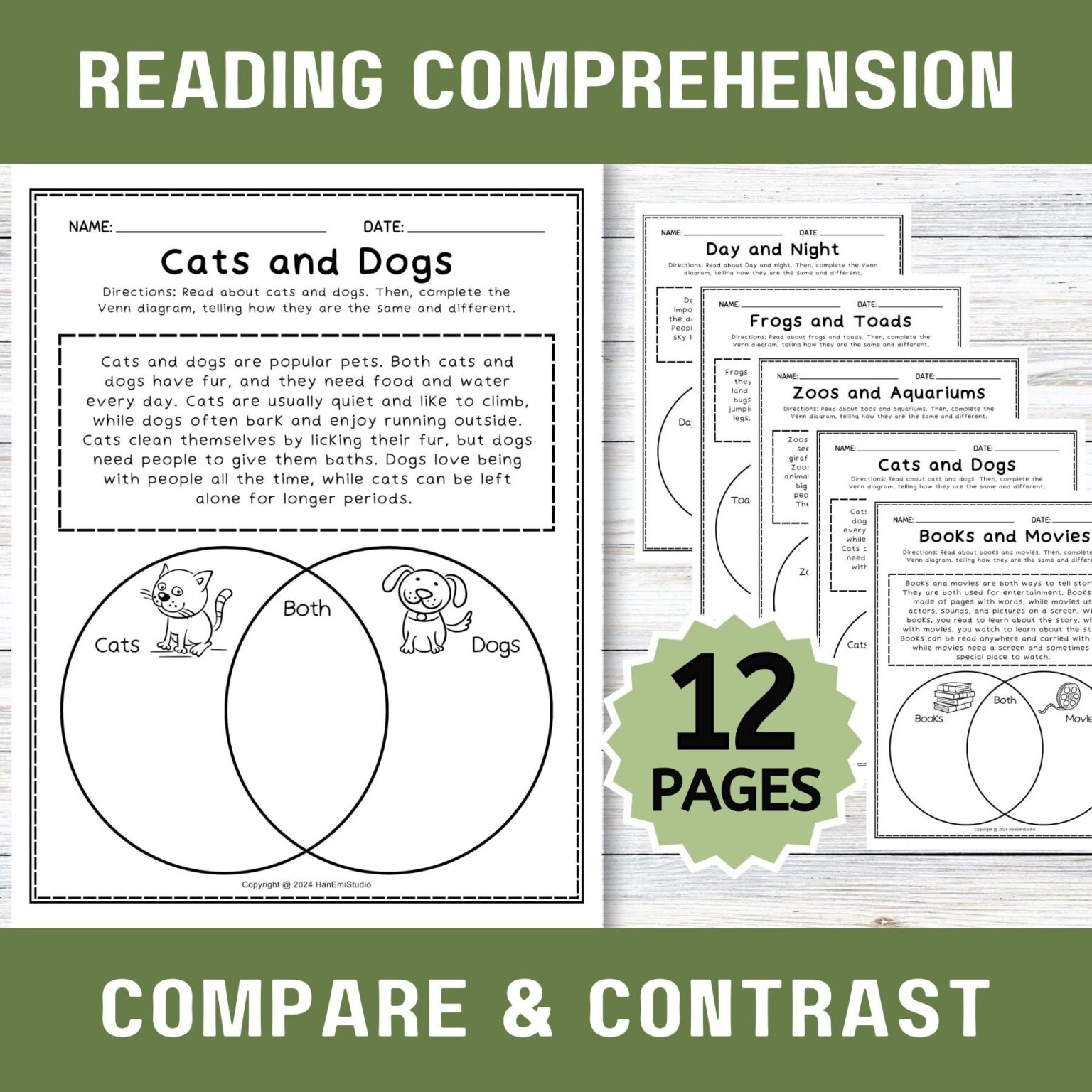 Reading Comprehension Diagrams Worksheets - Reading Comprehension ...