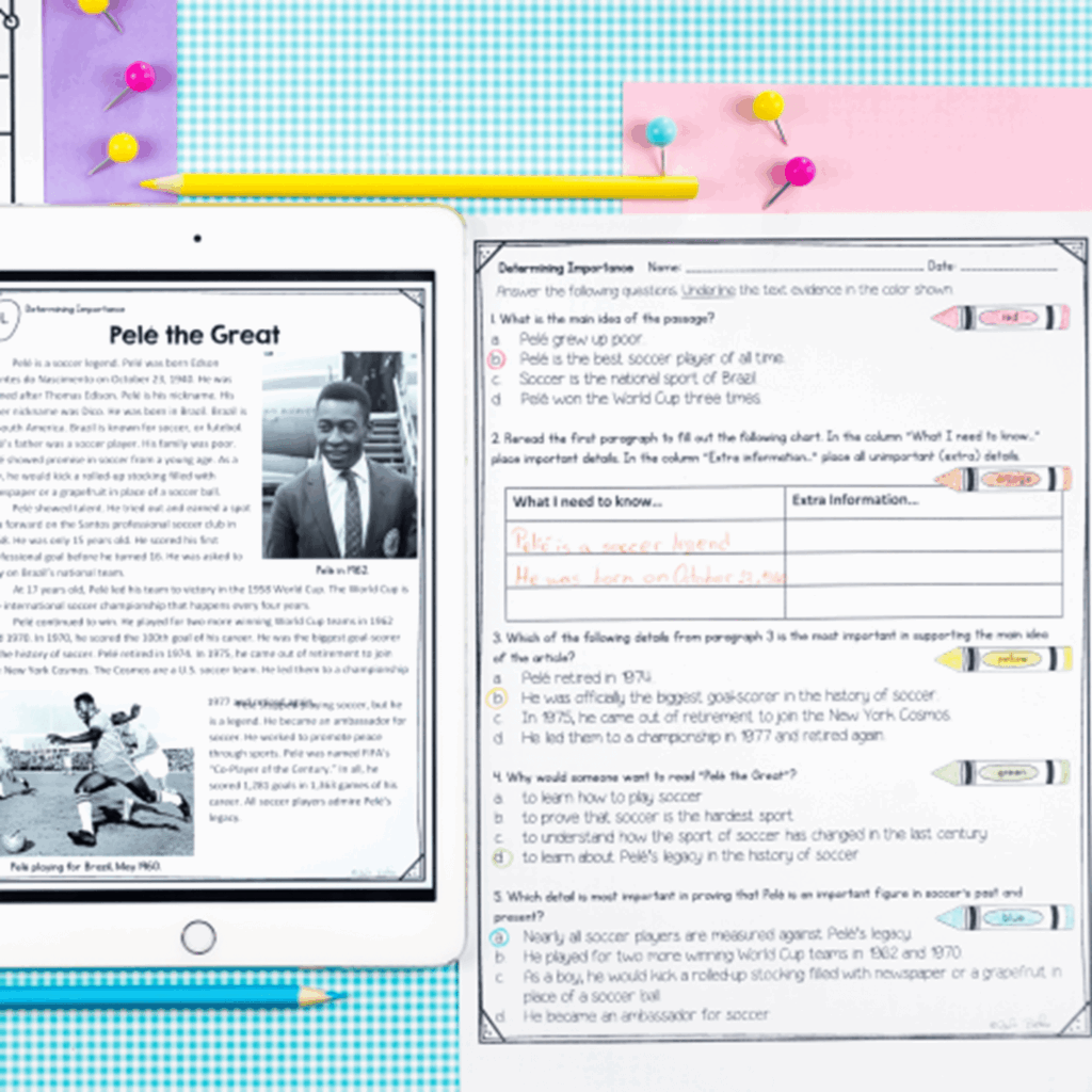 5th Grade Reading Comprehension Strategies Worksheets - Reading ...