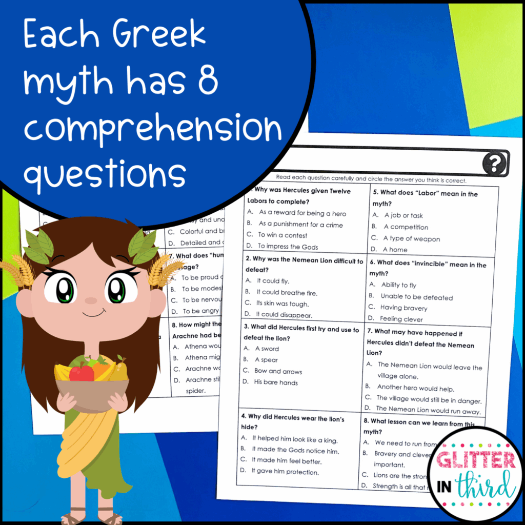 Ancient Greek Reading Comprehension Worksheets - Reading Comprehension ...