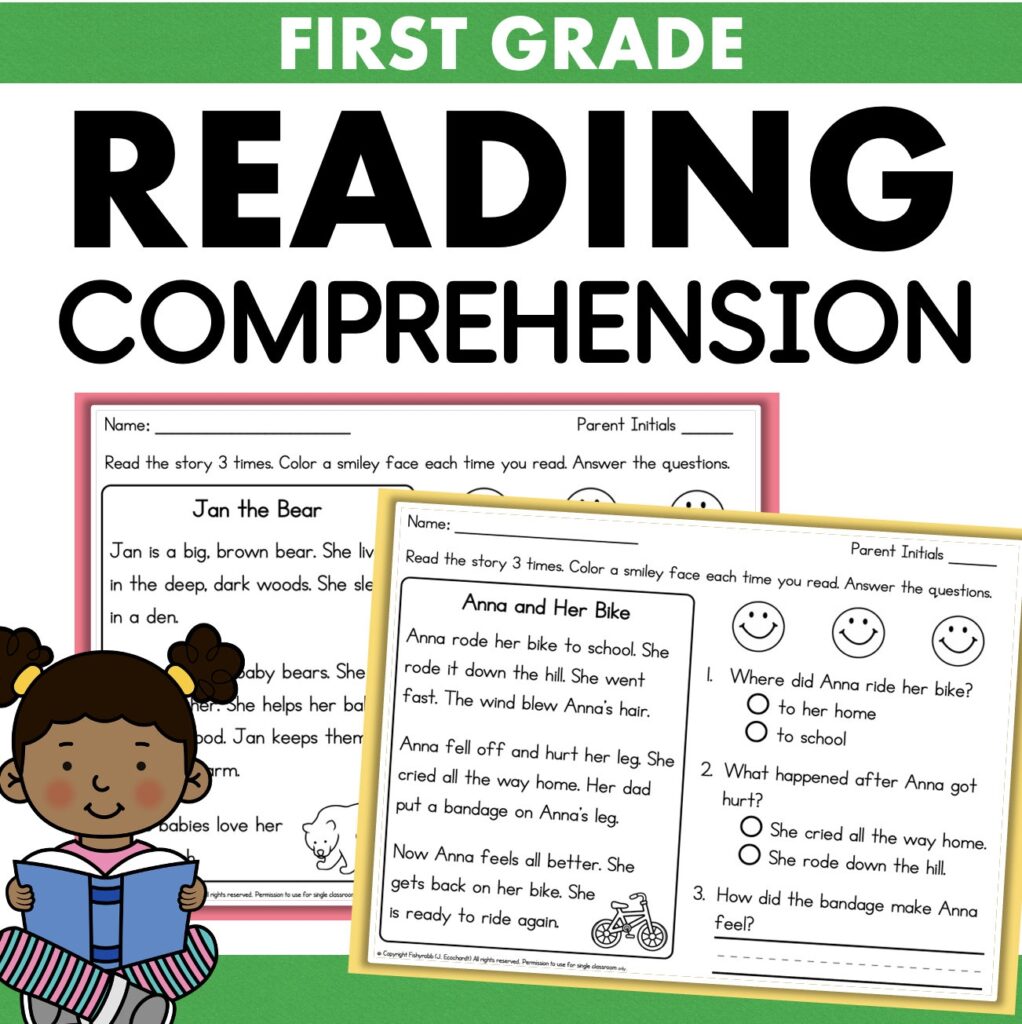 Free Early Reading Comprehension Worksheets - Reading Comprehension ...