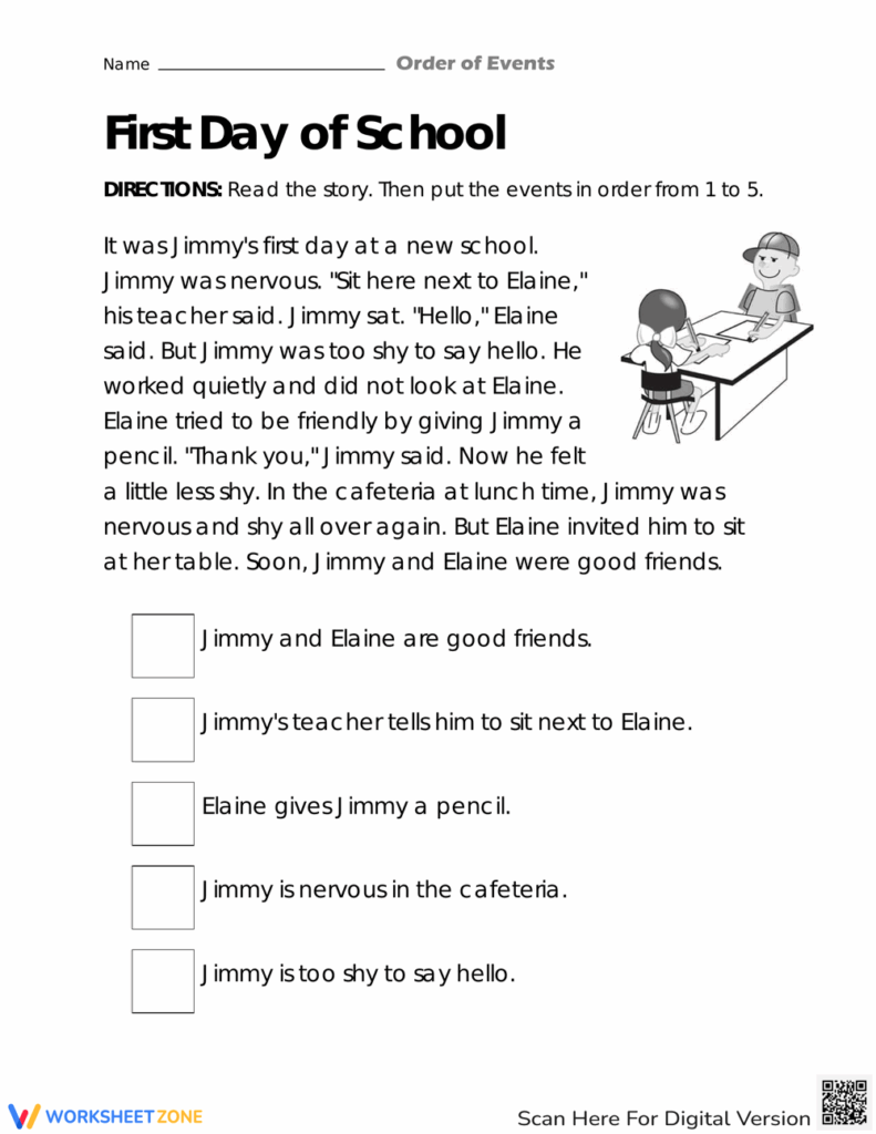 Reading Comprehension Sequencing Worksheets 3rd Grade - Reading ...