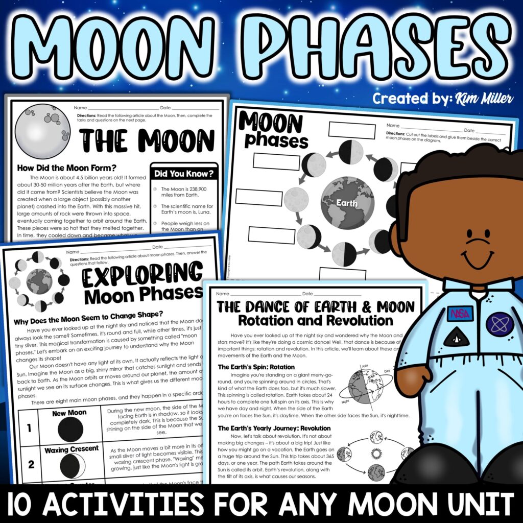 Reading Comprehension Worksheet Moon First Grade - Reading ...