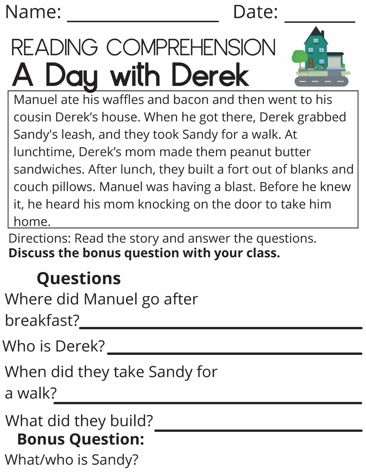 3rd Grade Reading Comprehension Passages Worksheets - Reading ...