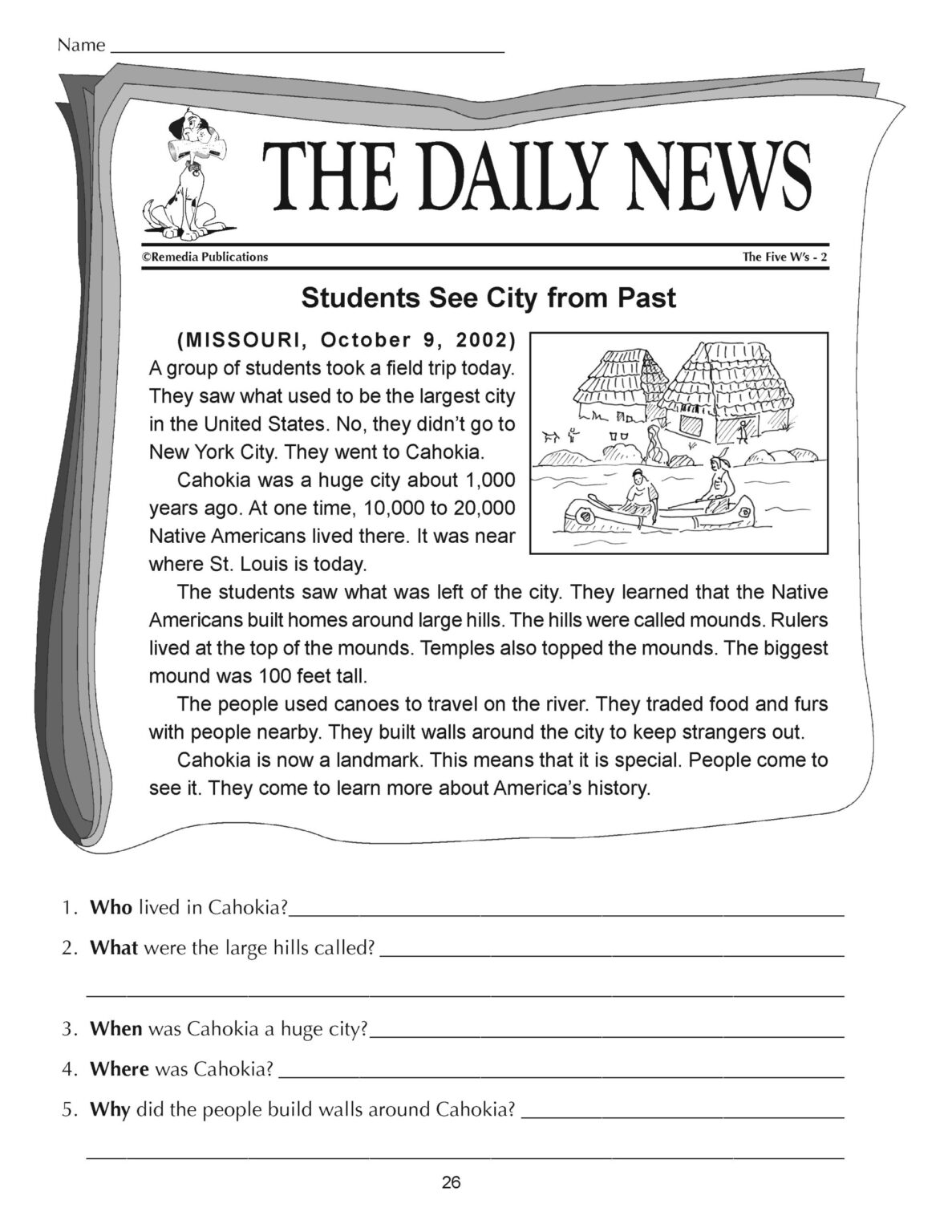 News Article Reading Comprehension Worksheets - Reading Comprehension ...